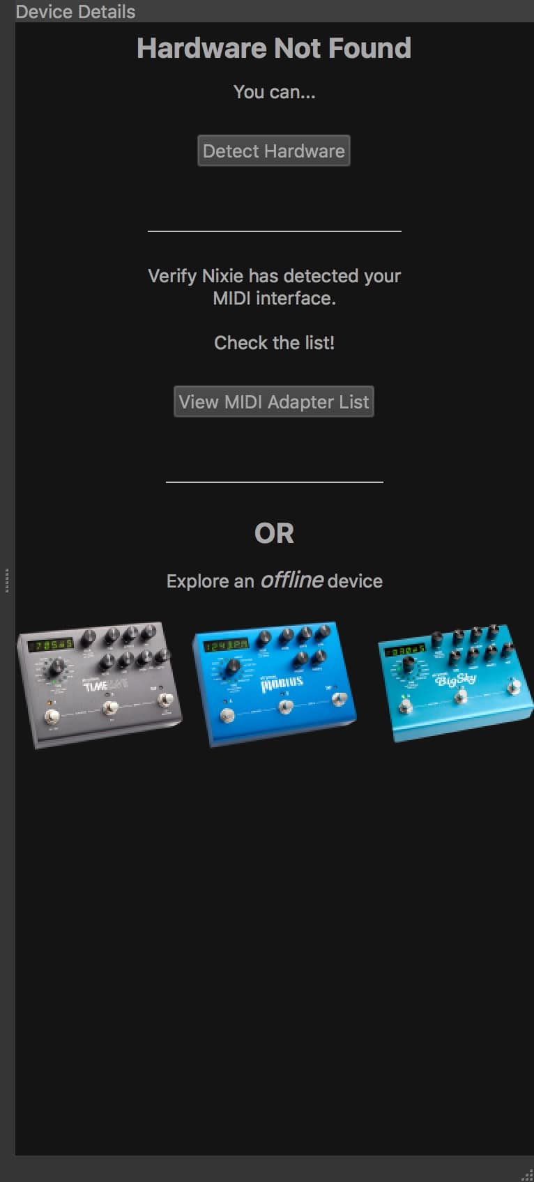 Nixie Support - Strymon