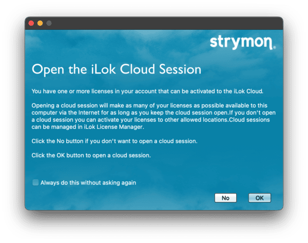 Plugin Activation - Strymon