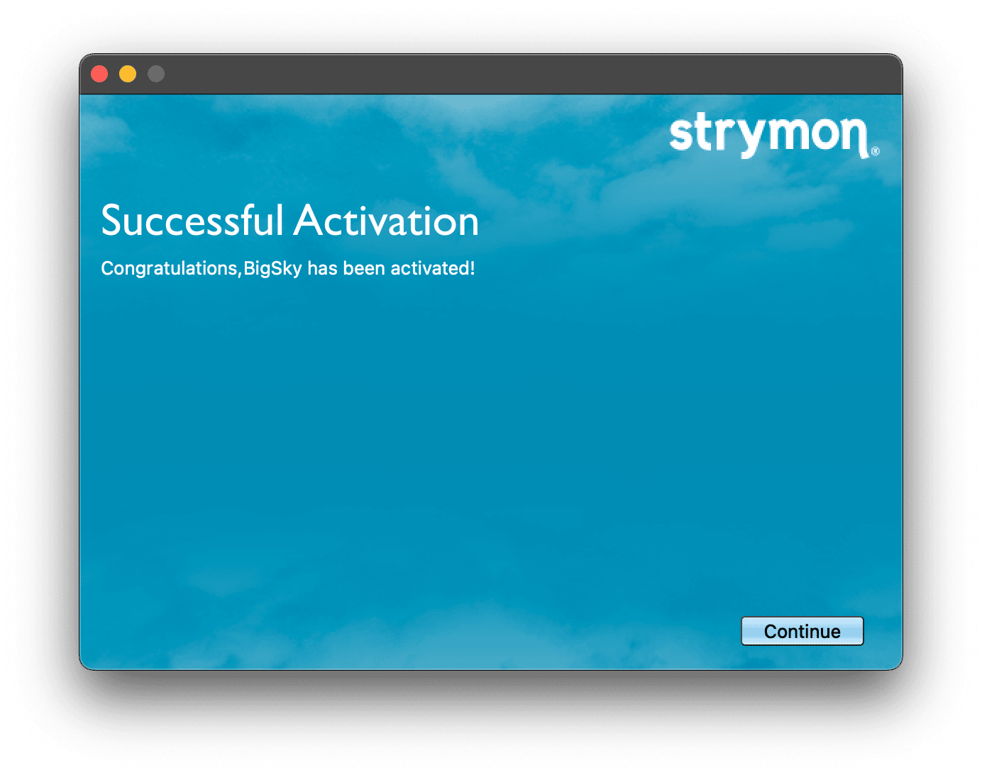 Plugin Activation - Strymon