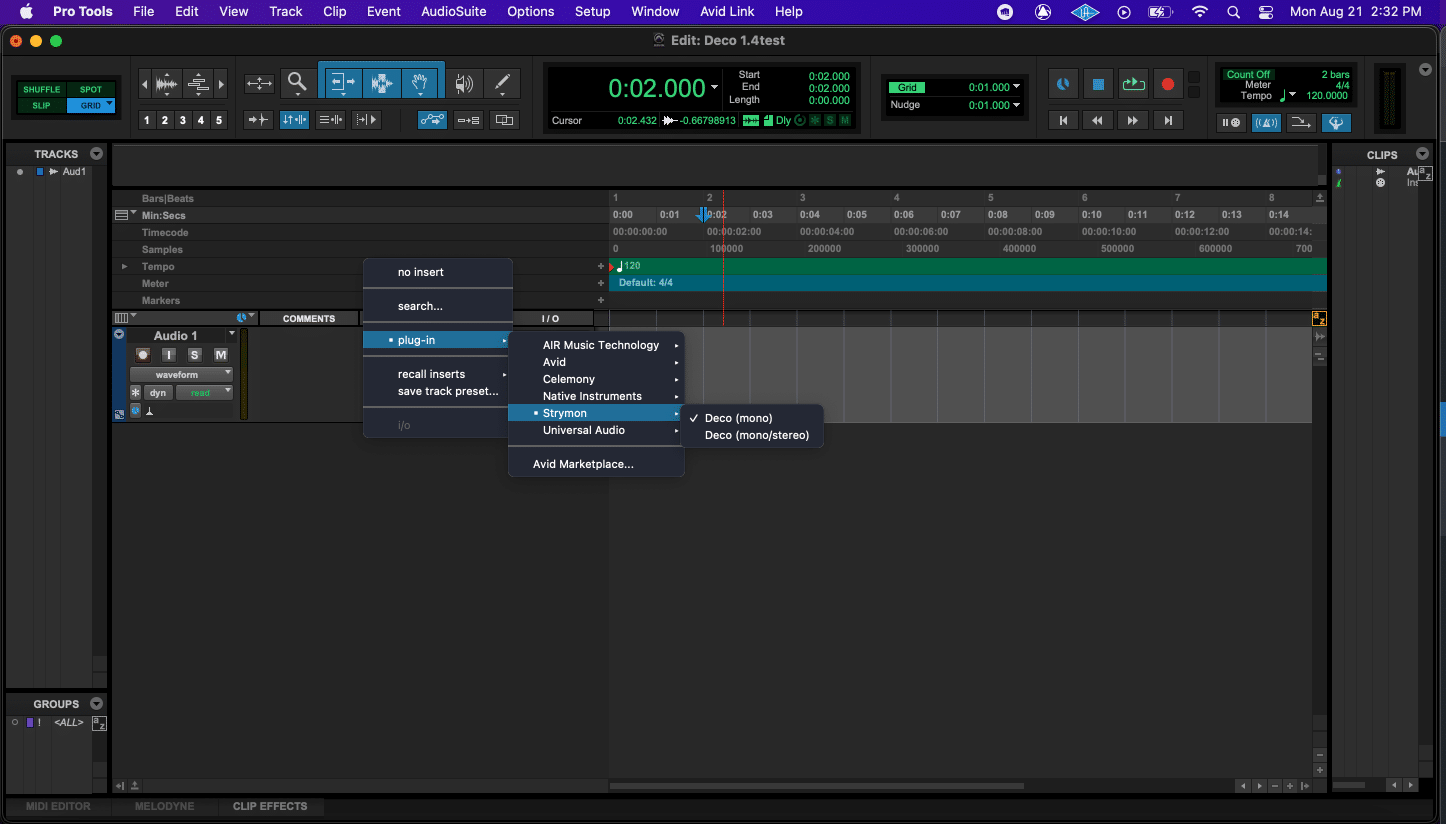 Deco Plug-In Support - Strymon
